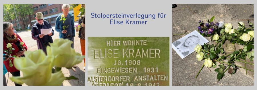 Verlegung des Stolpersteines für Elise Kramer am 24.05.2025 – Archiv ...